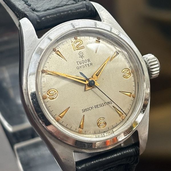 Exquisite Vintage 1950â s Tudor Rolex Oyster Ref 7802 Explorer Dial ...