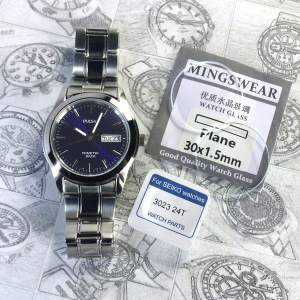 Pulsar by Seiko Men's Kinetic Watch 38mm YT58-X008 New Capacitor ...