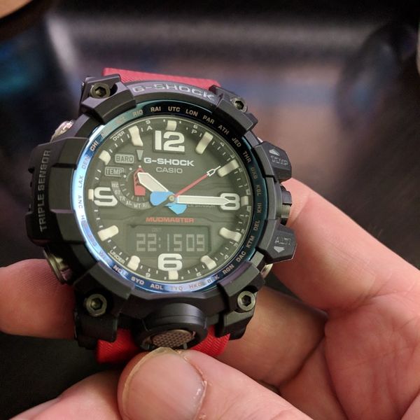 FS: Casio G Shock Mudmaster Rescue Red Watch GWG-1000RD-4AJF ...