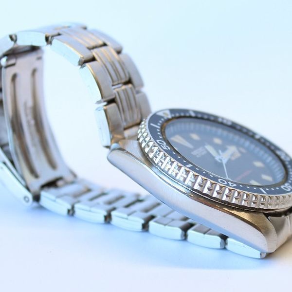 Seiko SKX173 7S26-0029 Automatic 200m Scuba Diver's Watch Automatic Day ...