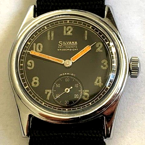 Ultra-rare German military watch Silvana DH Cal AS 11.30 Wehrmacht WWII ...