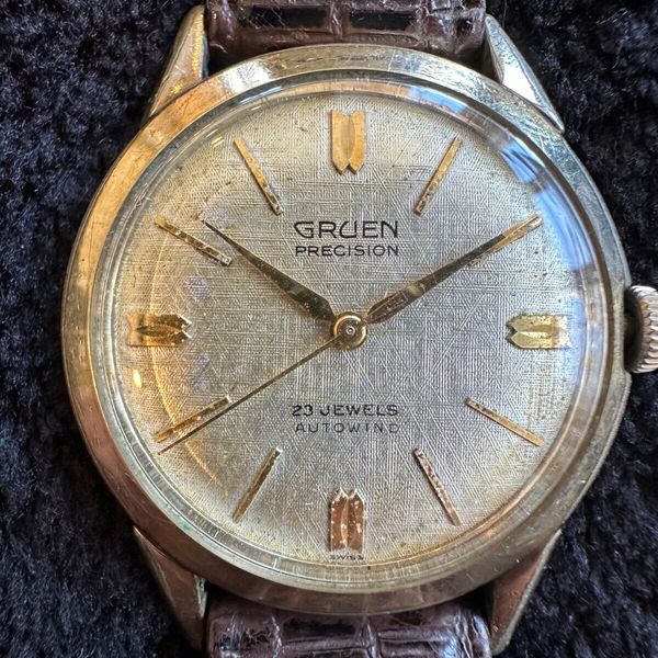 Vintage Gruen Precision 23 Jewel Automatic Men's Watch | WatchCharts ...