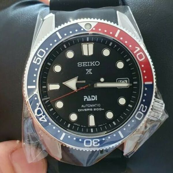 Seiko SPB087J1 Prospex PADI Divers Watch MM200 6R15 Movement, Sapphire ...