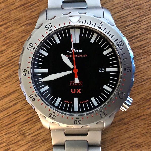 FS: Reduced! Sinn UX EZM 2 B Hydro on Bracelet | WatchCharts Marketplace