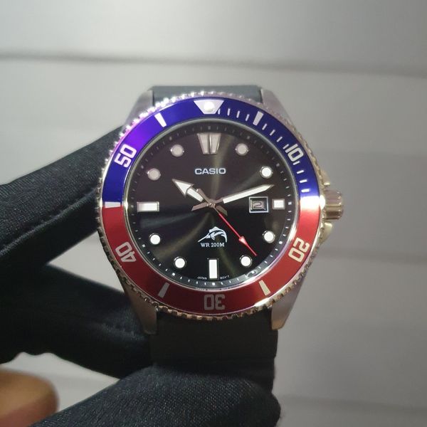 Casio Marlin Duro Pepsi Diver Watch | WatchCharts Marketplace