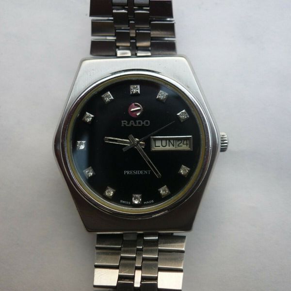 Rado President 636.3208.4 Automatic 2836 Day-Date Swiss Vintage Men's ...