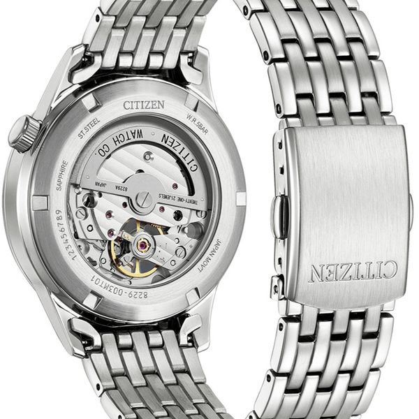 Citizen Automatic Open Heart Silver Dial Men's Watch NH9130-84A ...
