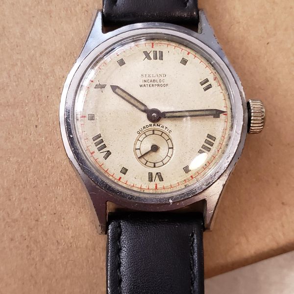 [WTS] Seeland Quadramatic Vintage 1940s Automatic Military Watch - $175 ...