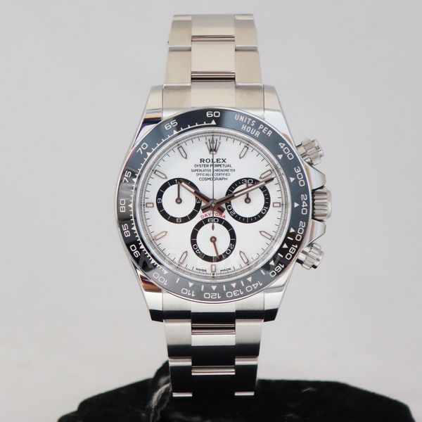 *New* FEB 2025 Rolex Daytona Steel Ceramic "White Panda" 126500LN ...