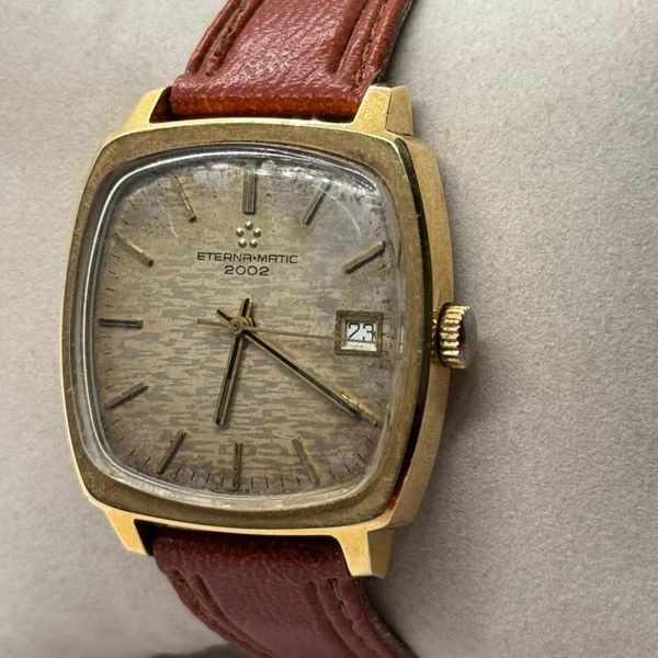 Eterna Matic 2002 Vintage Watch Automatic Swiss Made Rare 36mm ...