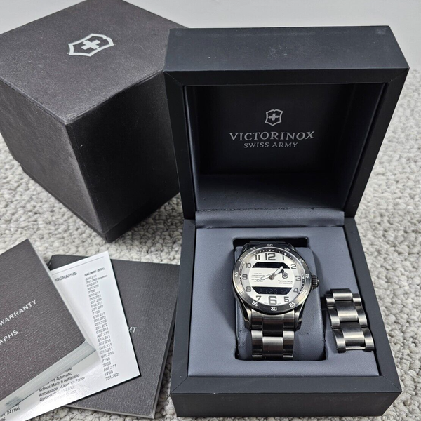 Victorinox Chrono Classic XLS MT Men's Analog Digital Watch 241301 45mm ...