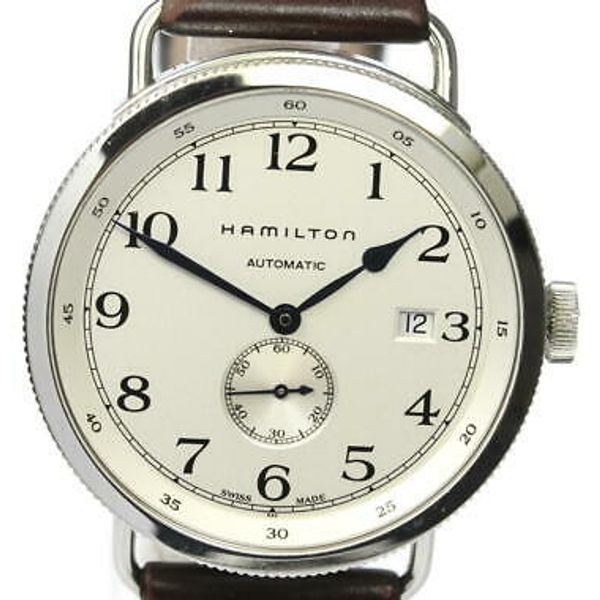 HAMILTON Khaki Pioneer H784650 Small seconds Silver Dial Automatic Men ...
