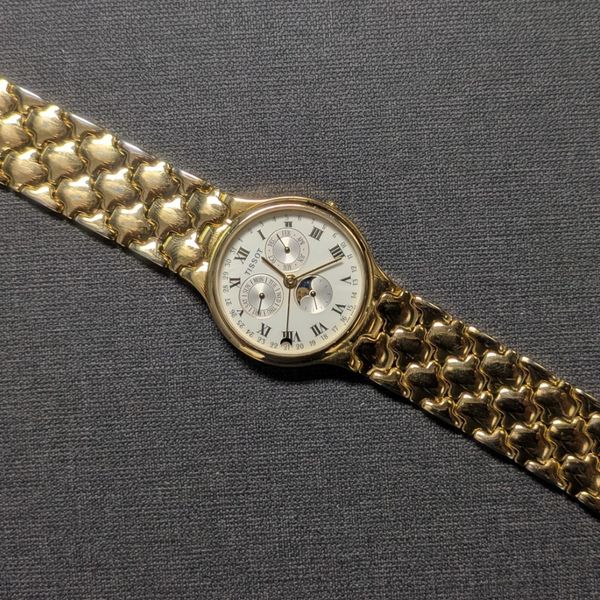 Tissot K255 Triple Calendar Moonphase Pointer Date Watch | WatchCharts ...