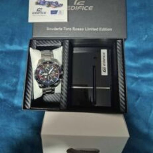 casio edifice red bull watch limited edition Good Condition As Per ...