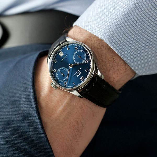 fsot - IWC Portuguese Automatic - 7 Day - Blue Dial - IW500710 ...