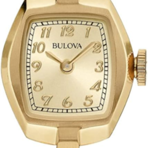 Bulova Ladies' Classic Dress Mini 2-Hand Quartz Watch, Stainless Steel ...