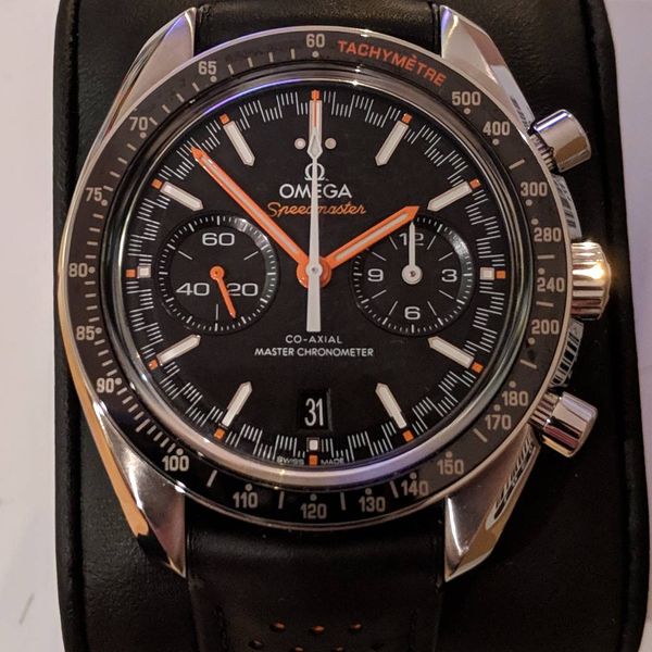 Speedmaster racing coaxial chronograph (orange accents) | WatchCharts