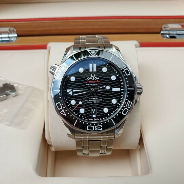 2019 Omega Seamaster 300m Diver 42 mm Black Watch 210.30.42.20.01.001 ...