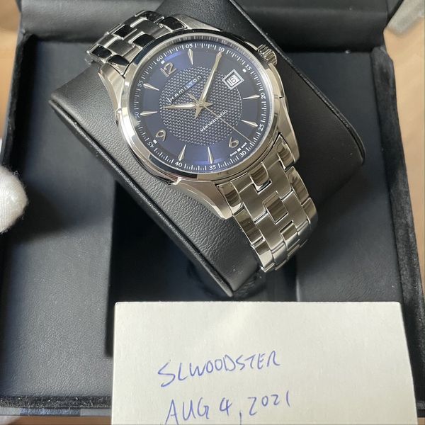 For Sale: FS New Hamilton Jazzmaster Viewmatic Blue Men's Watch ...