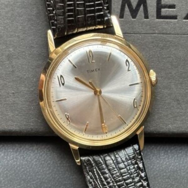 Timex Marlin Hand Wind 1960â s Reissue Watch TW2T18400 | WatchCharts ...