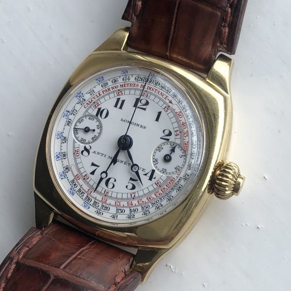 FS Reduced price.Totally original, Vintage Longines 13.33z chronograph ...