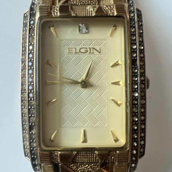 ELGIN SQUARE WATCH QUARTZ USED WORKING | WatchCharts Marketplace