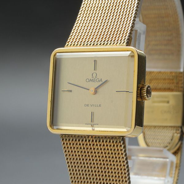 *NEAR MINT* Vintage OMEGA De Ville Cal.625 Gold Manual Winding 25mm ...