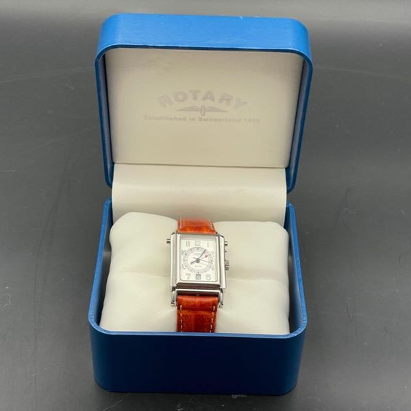 Classic SS Rotary Elite Ref 10829 Reversible Case Watch | WatchCharts ...