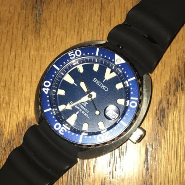 Seiko Prospex SRPC39K1 Blue Baby Mini Turtle Diver Dive Scuba Watch ...