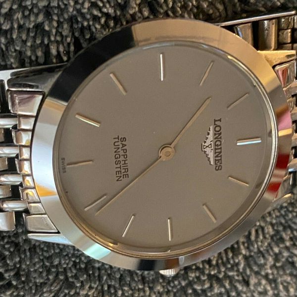 Longines Tungsten sapphire watch | WatchCharts Marketplace
