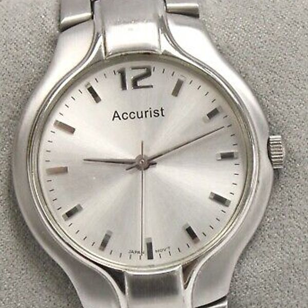 Men's ACCURIST MB074 Stainless Steel Quartz Wristwatch Spares/Repairs - G23 | WatchCharts ...