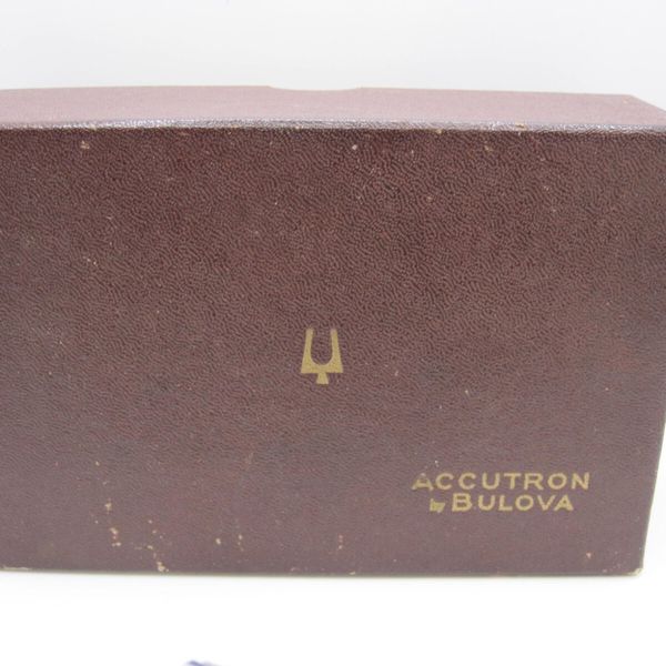 *BULOVA ACCUTRON* M4 VINTAGE WATCH-1970's-STAINLESS STEEL- BOX-WITH KEY ...