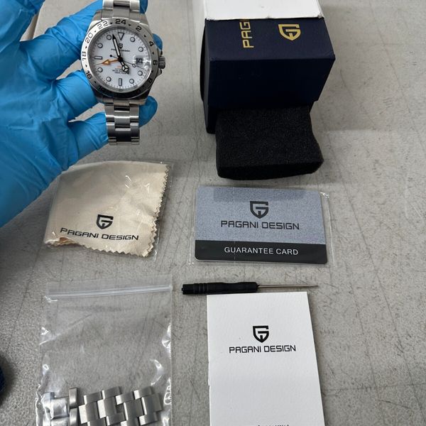 Pagani Design PD-1682 Explorer II GMT Automatic 100M Waterproof Watch ...