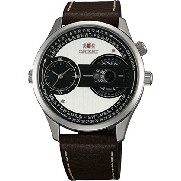Orient Orient Watch Watch Orient # FXC00004B Men's Dual Time Zone ...