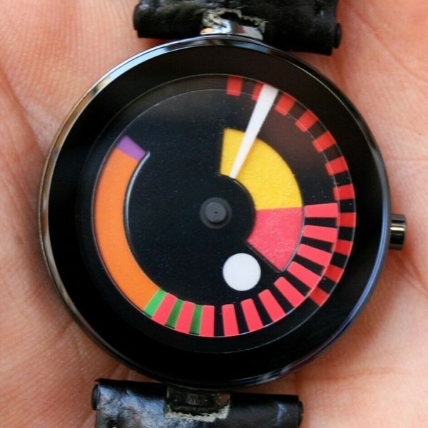 RADO Carpe Diem Watch 127.0546.3 Karl Gerstner Black Dial 34mm Limited ...