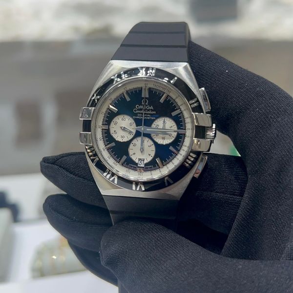 [WTS] Omega Double Eagle Constellation | Open Case Back Chronograph ...