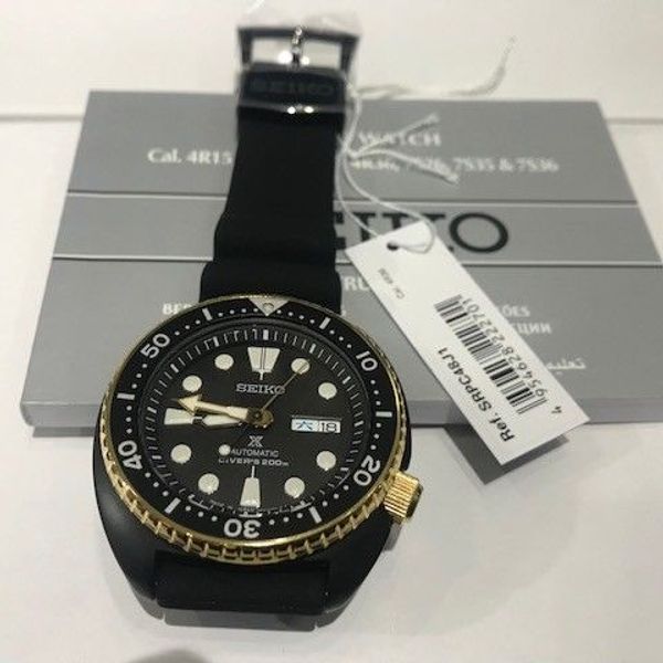 Latest Seiko Prospex Balck Gold Turtle Srpc48J1 Made in Japan Chinese ...