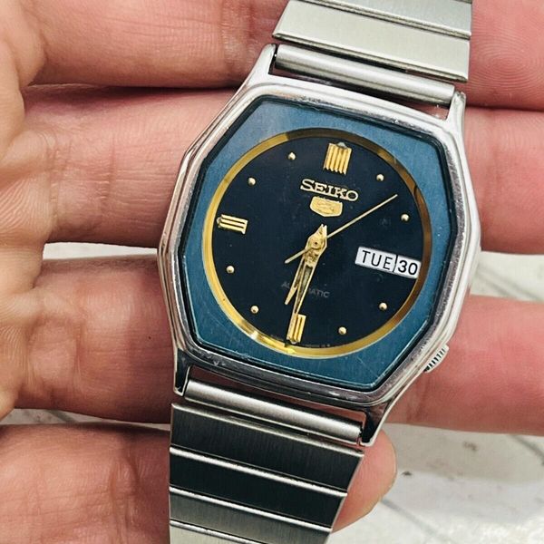 Vintage Seiko 5 automatic 6319 day/date men's wrist watch | WatchCharts ...