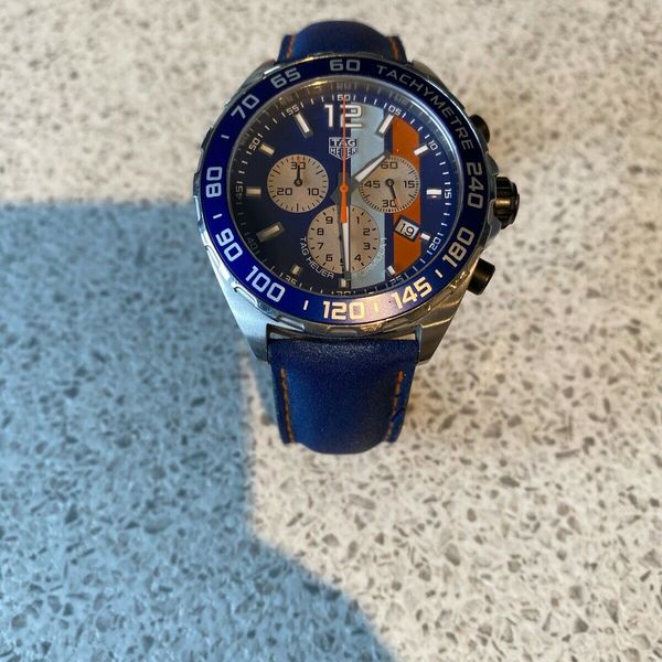 Tag Heuer Formula 1 Gulf Chronograph Special Edition | WatchCharts ...