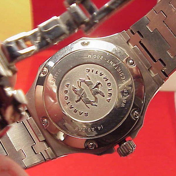 AUTOMATIC VINTAGE 38.5MM SARATOGA CONCORD DIVER 200M 21J STAINLESS ...