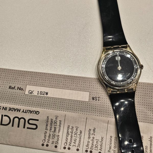 Rare collector Vintage 1994 Swatch gk182 with certificate and box ...