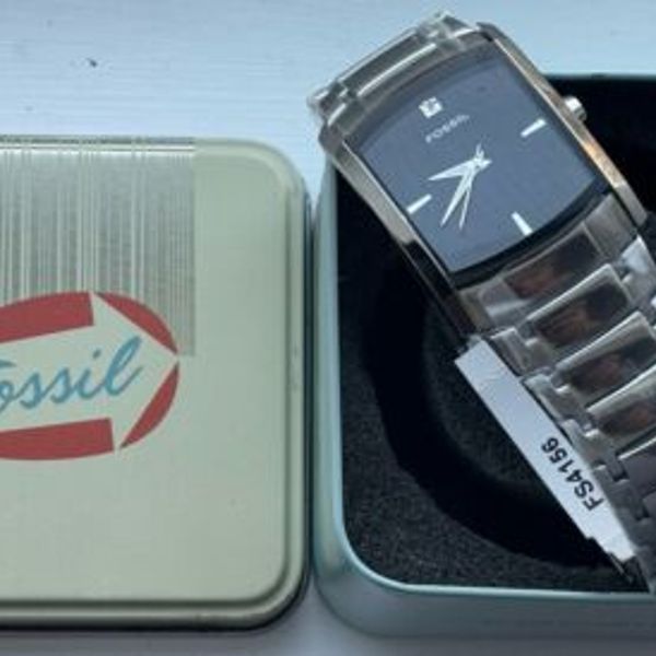 Men's Fossil Arkitekt Dress Watch Steel With Diamonds | WatchCharts ...