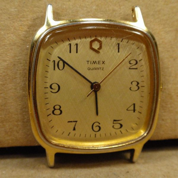 Vintage 1985 Estate Timex Q Men's Wristwatch For Parts Or Repair ...