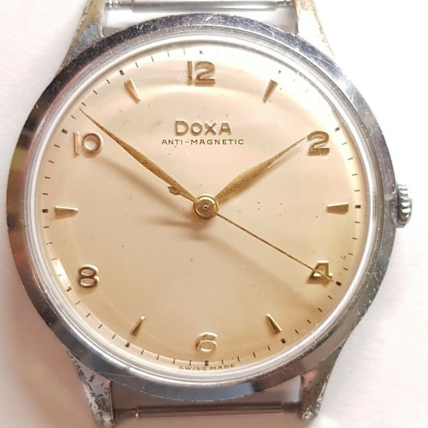 Vintage 1956 DOXA, movement ETA cal. 1147, 37 mm case, working ...