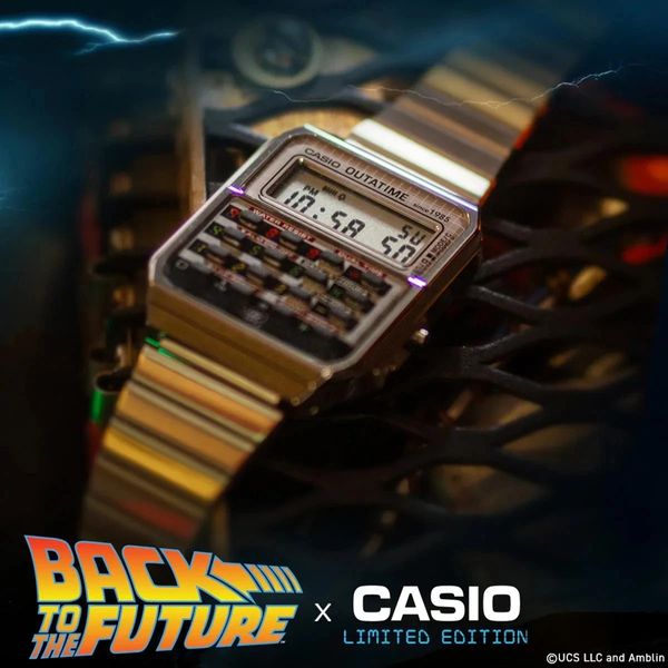 CASIO Back to the Future 40th Anniversary Limited Edition CA-500WEBF-1A ...