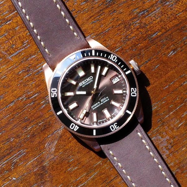 Brown 62MAS Seiko Automatic Watch Mod | WatchCharts Marketplace