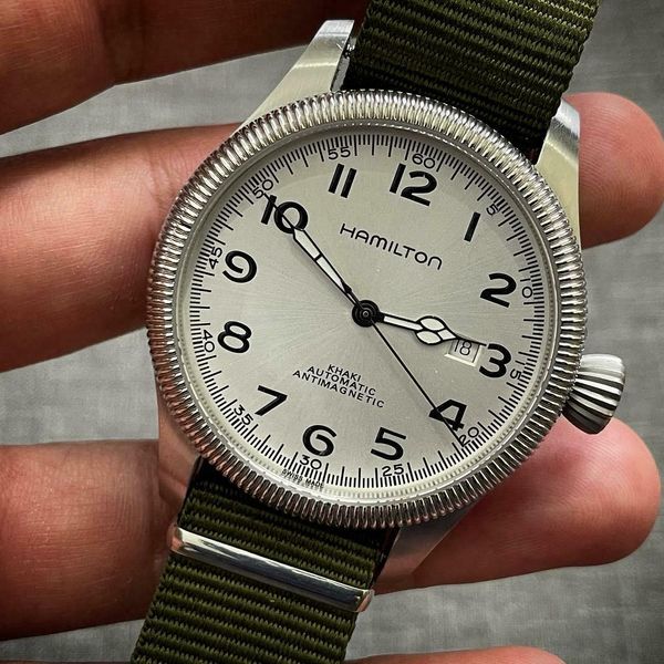 Vintage Hamilton Khaki Automatic Antimagnetic Gents Swiss Watch ...