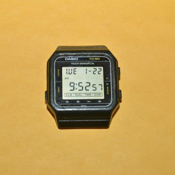Casio TC-50 Touch Sensor Cal Calculator Watch Module 120 | WatchCharts ...