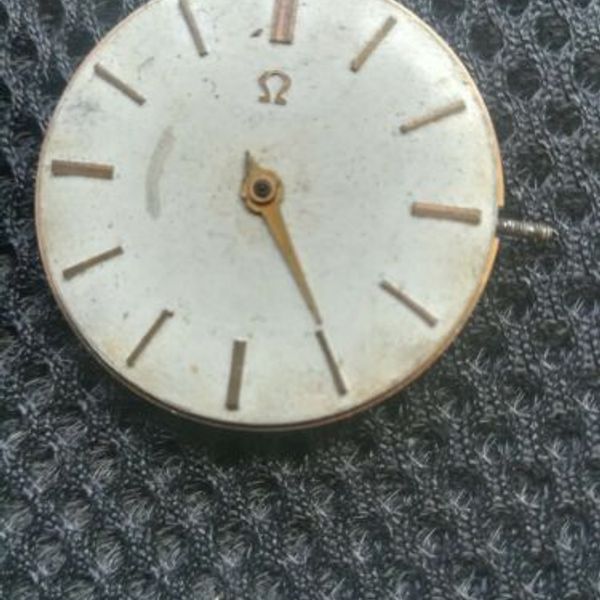 Omega watch movement Cal 285 balance wheel good condition for parts ...