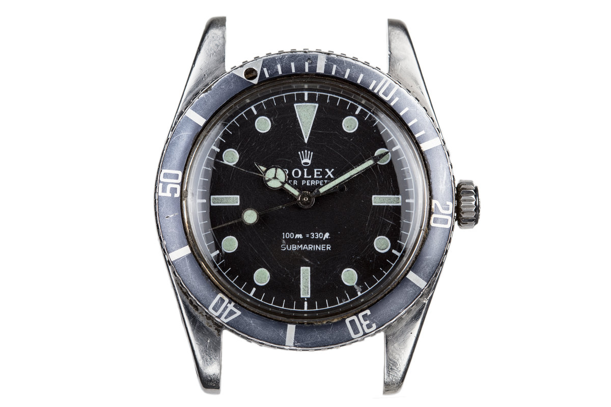 FS: 1958 Rolex Submariner 5508 with Refinished Dial For Parts | WatchCharts